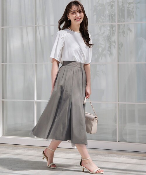 any SiS（エニィスィス）の「【2WAY】ライトチュールリバーシブル スカート（スカート）」 - WEAR