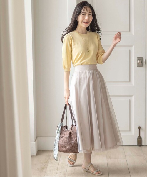 any SiS（エニィスィス）の「【2WAY】ライトチュールリバーシブル スカート（スカート）」 - WEAR