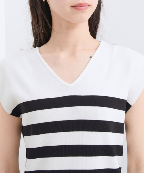 【セール】【新色】【前後2WAY】美人スリーブニットプルオーバー【UVケア・接触冷感・洗える】（ニット/セーター）｜VIS（ビス）のファッション通販 - ZOZOTOWN