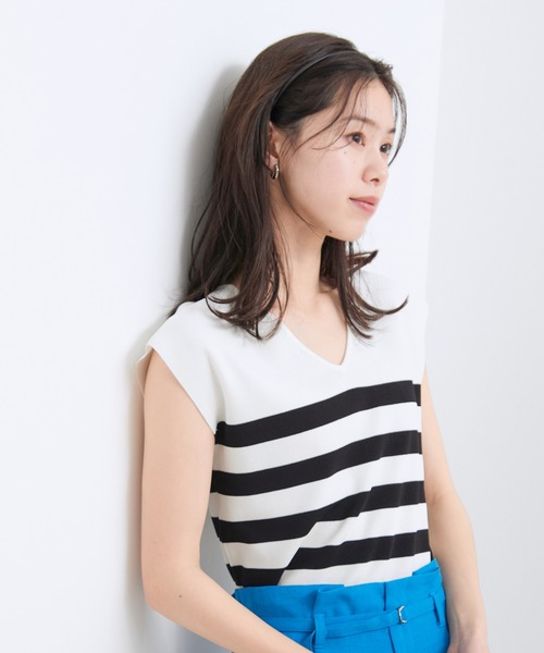 【セール】【新色】【前後2WAY】美人スリーブニットプルオーバー【UVケア・接触冷感・洗える】（ニット/セーター）｜VIS（ビス）のファッション通販 - ZOZOTOWN