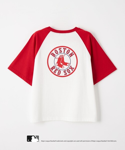 MLB（メジャーリーグベースボール）の「【別注】MLB ラグラン Tシャツ 140cm-150cm（Tシャツ/カットソー）」 - WEAR