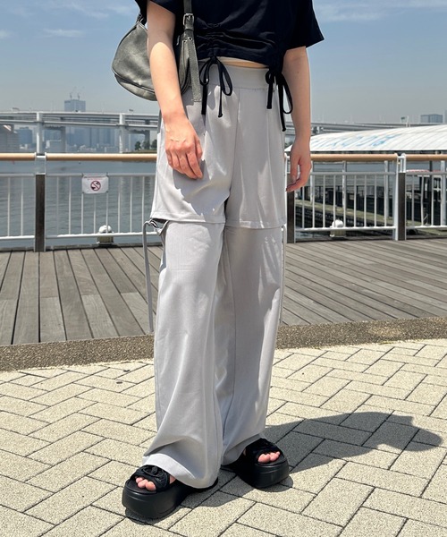 【セール】2WAYスラックスパンツ【低身長さん向けSサイズ展開あり】（その他パンツ）｜shrita（シュリータ）のファッション通販 ...