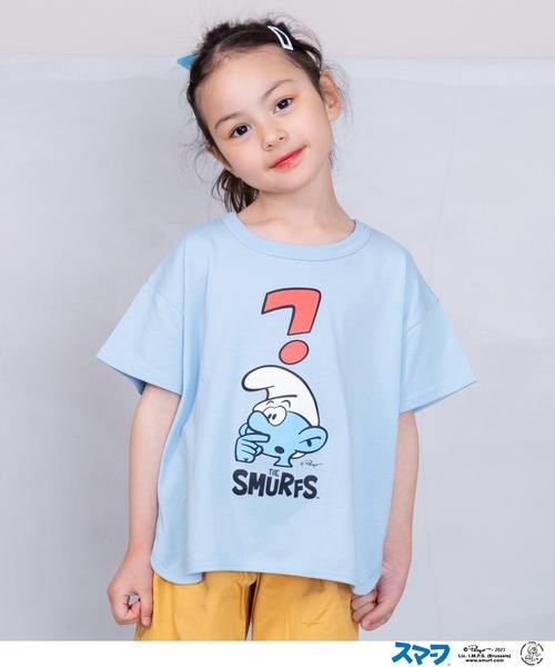 【セール】【The Smurfs/スマーフ】プリントワイドT(80～140cm)（Tシャツ/カットソー）｜MARKEY'S（マーキーズ）のファッション通販 - ZOZOTOWN