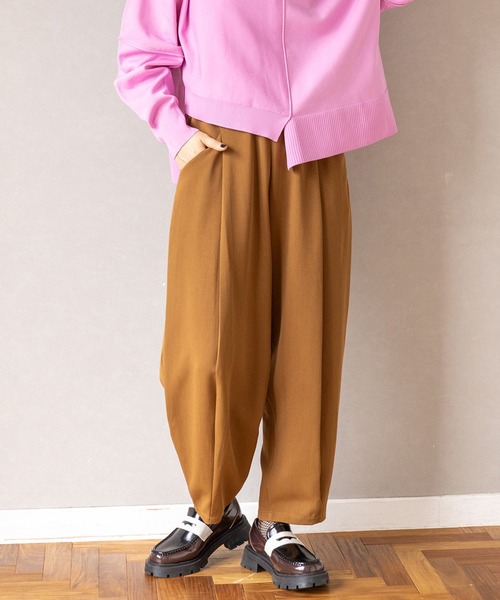 変形タックパンツ（その他パンツ）｜OSMOSIS（オズモーシス）の