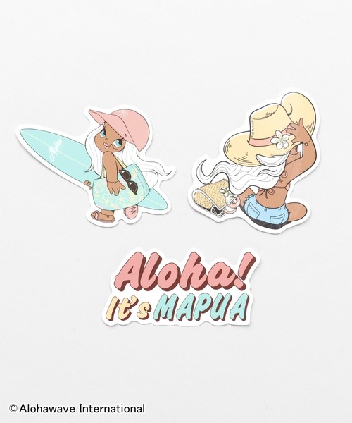 Kahiko（カヒコ）の「【Kahiko】ALOHA MAPUA 3セットステッカー（ステッカー/テープ）」 - WEAR