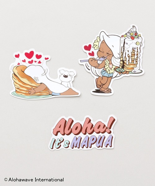 Kahiko（カヒコ）の「【Kahiko】ALOHA MAPUA 3セットステッカー（ステッカー/テープ）」 - WEAR