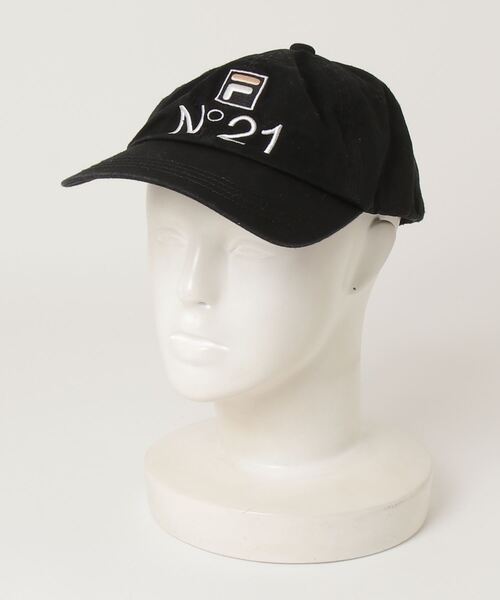 【ブランド古着】刺繍キャップ【FILAコラボ】（キャップ）｜N21 numero ventuno（ヌメロヴェントゥーノ）のファッション通販 - ZOZOUSED