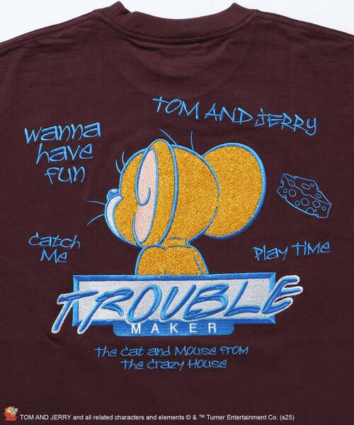 SEQUENZ（シークエンズ）の「【SEQUENZ（シークエンズ）】TJ GRAFFITI EMB.TEE / トムとジェリー Tシャツ 半袖 クルーネック ワンポイント ラバープリント（T ...