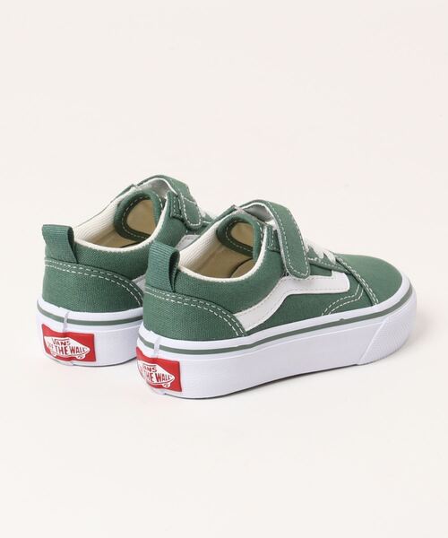 VANS（バンズ）の「VANS ヴァンズ OLD SKOOL(14-22) キッズ オールドスクール V36CS COLORS S.GREEN ...
