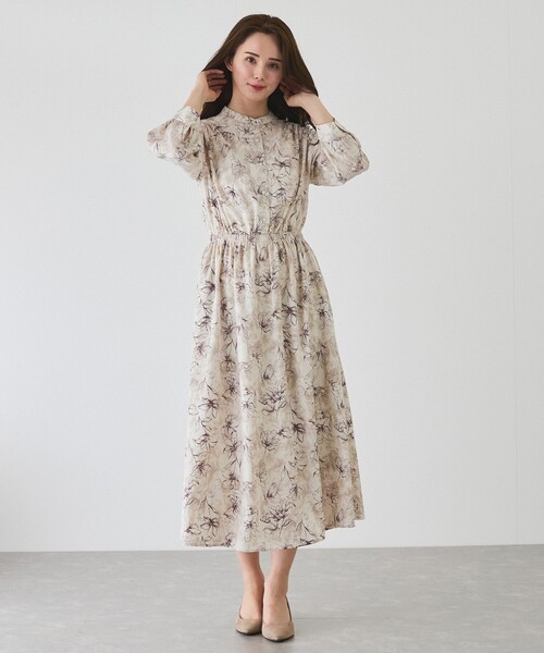 Jayro（ジャイロ）の「線描き花柄ワンピース（ワンピース）」 - WEAR
