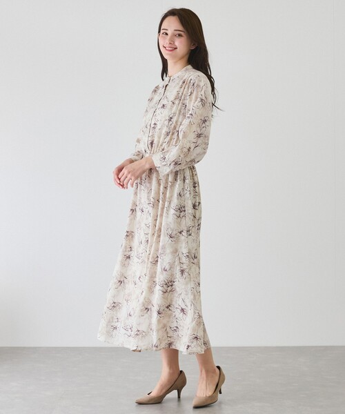 Jayro（ジャイロ）の「線描き花柄ワンピース（ワンピース）」 - WEAR