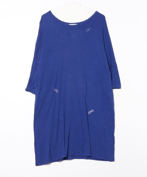 【ブランド古着】刺繍7分袖ワンピース（ワンピース）｜mina perhonen（ミナペルホネン）のファッション通販 - ZOZOUSED