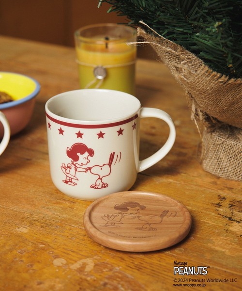 【セール】[ウッドプレート付き]【PEANUTS×BAYFLOW】マグBOX（グラス/マグカップ/タンブラー）｜PEANUTS（ピーナッツ）のファッション通販 - ZOZOTOWN