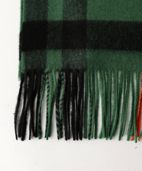 Drawer（ドゥロワー）の「drawer別注＜johnstons＞tartanストール（green Tartan ）（ストールショール）」 Wear 