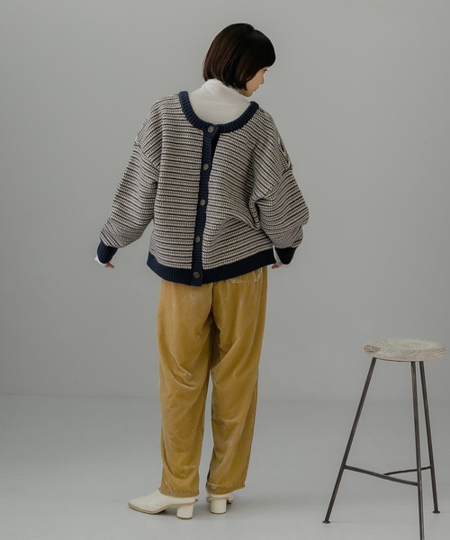 KBF（ケイビーエフ）の「『WEB/一部店舗限定』2WAYマルチボーダーニット（ニット/セーター）」 - WEAR