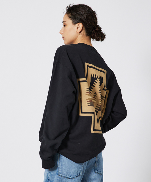 PENDLETON（ペンドルトン）の「【PENDLETON/ペンドルトン】Back Print Sweat / crew trainer loose fit / バックプリント クルー ...