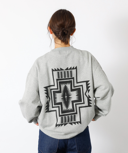 PENDLETON（ペンドルトン）の「【PENDLETON/ペンドルトン】Back Print Sweat / crew trainer loose fit / バックプリント クルー ...