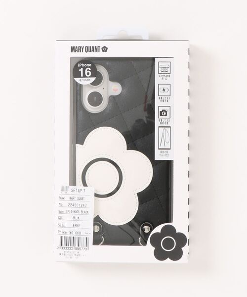 MARY QUANT（マリークヮント）の「【MARY QUANT】MARY QUANT DAISY PATCH QUILT Sling Case（スマホケース/カバー）」 - WEAR