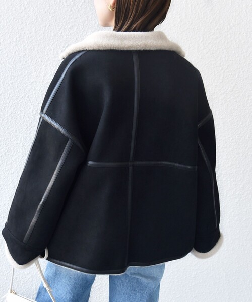 フェイク ムートン ジップ コート（ムートンコート）｜SHIPS（シップス