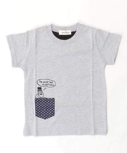 【セール】[110-130]おじニットPKTシャツ（Tシャツ/カットソー）｜NINOsucola（ニノスコラ）のファッション通販 - ZOZOTOWN