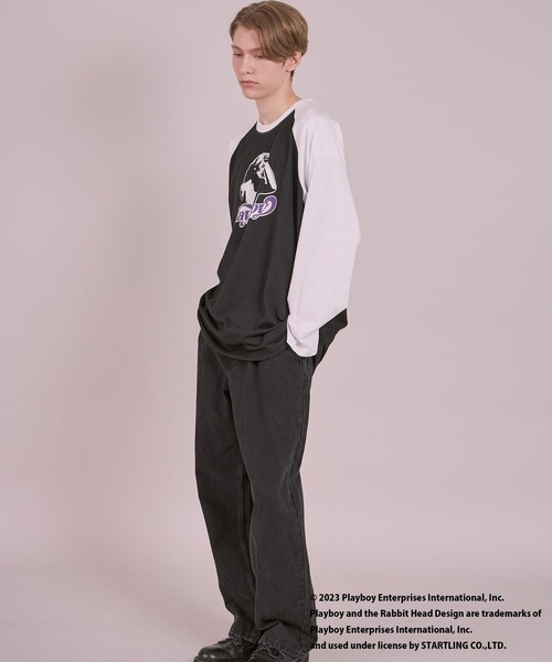 SEQUENZ（シークエンズ）の「【SEQUENZ】PLAYBOY RAGLAN L/S TEE（Tシャツ/カットソー）」 - WEAR