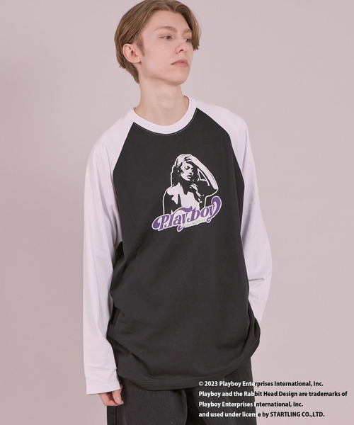 SEQUENZ（シークエンズ）の「【SEQUENZ】PLAYBOY RAGLAN L/S TEE（Tシャツ/カットソー）」 - WEAR