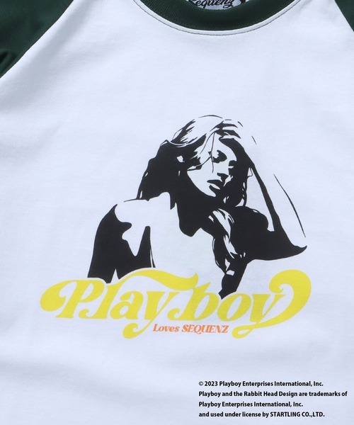 SEQUENZ（シークエンズ）の「【SEQUENZ】PLAYBOY RAGLAN L/S TEE（Tシャツ/カットソー）」 - WEAR
