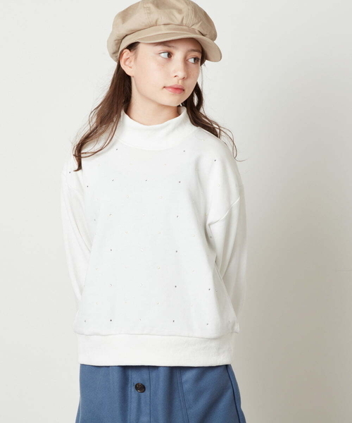 a.v.v（アーヴェヴェ）の「[140-150]ショート丈ビジュートレーナー（スウェット）」 - WEAR