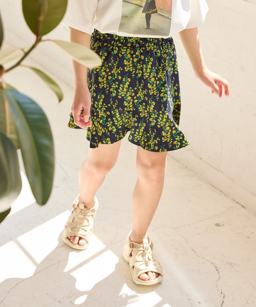 【KIDS】フラワー柄インパン付きスカート/リンクコーデ（スカート）｜ROPE' PICNIC（ロペピクニック）のファッション通販 - ZOZOTOWN