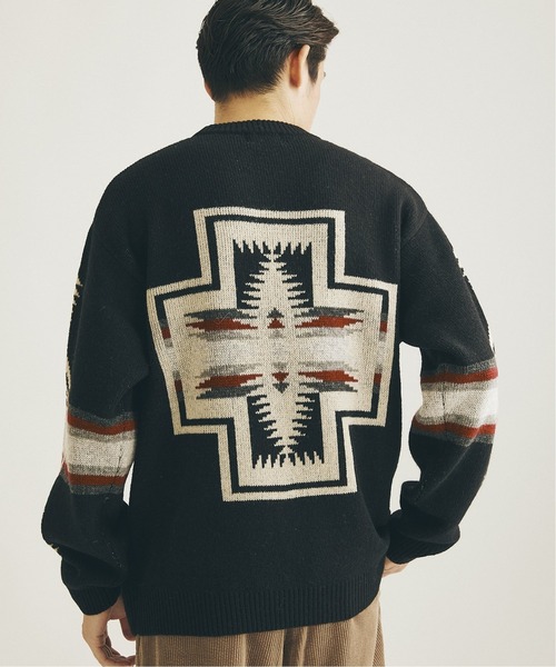 PENDLETON（ペンドルトン）の「【PENDLETON×JS / ペンドルトン】別注 LAMBS WOOL ジャガード クルーネック ニット [ユニセックス対応]（ニット/セーター ...