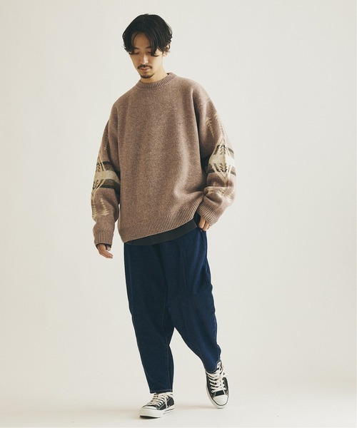 PENDLETON（ペンドルトン）の「【PENDLETON×JS / ペンドルトン】別注 LAMBS WOOL ジャガード クルーネック ニット [ユニセックス対応]（ニット/セーター ...