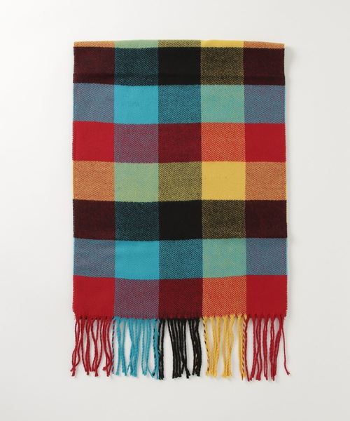 FRP（エフアールピー）の「【MK】チェック柄 マフラー（マフラー）」 - WEAR