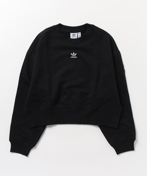 adidas（アディダス）の「adidas アディダス W SWEATSHIRT スウェット IA6504 BLACK（スウェット）」 - WEAR