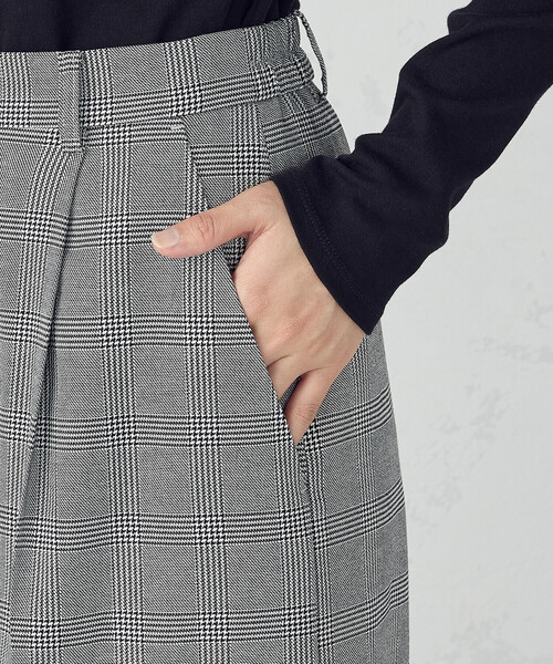 セール】【セットアップ対応】ポリエステルレーヨン ワイドパンツ