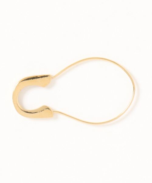 BIIS（ビース）の「【BIIS / ビース】big round safety pin 18k yellow gold（ピアス（片耳用 ...