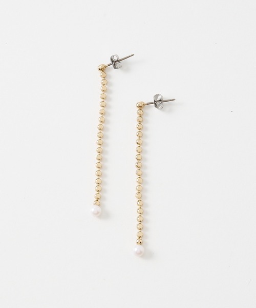 collex（コレックス）の「【dignif】【金属アレルギー対応】パールスイングピアス（ピアス（両耳用））」 - WEAR