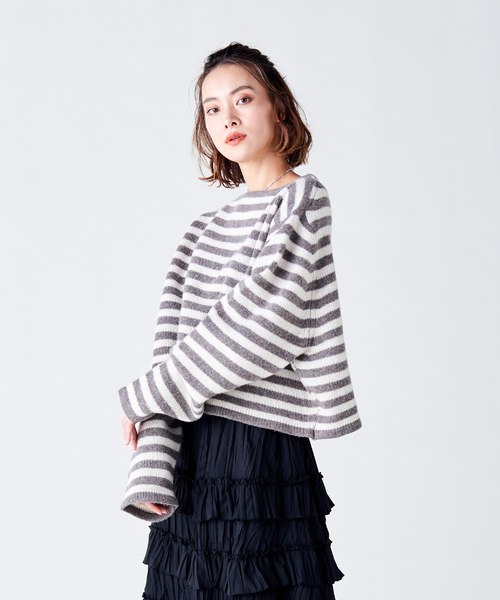 COEL（コエル）の「COEL×DODOボーダービッグプルオーバー（ニット/セーター）」 - WEAR