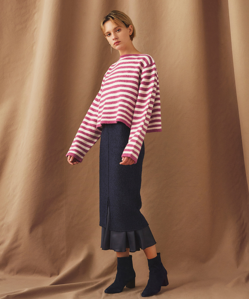 COEL（コエル）の「COEL×DODOボーダービッグプルオーバー（ニット/セーター）」 - WEAR