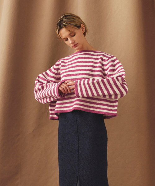 COEL（コエル）の「COEL×DODOボーダービッグプルオーバー（ニット/セーター）」 - WEAR