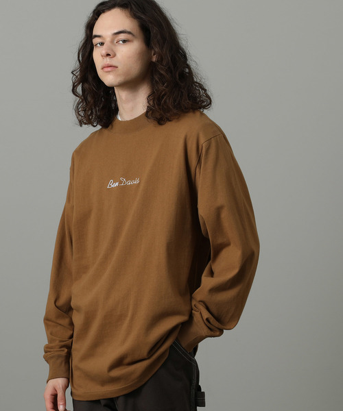 BEN DAVIS（ベンデイビス）の「【BEN DAVIS】 EMB MOCK L/S TEE（Tシャツ/カットソー）」 - WEAR