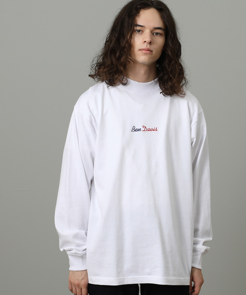 BEN DAVIS（ベンデイビス）の「【BEN DAVIS】 EMB MOCK L/S TEE（Tシャツ/カットソー）」 - WEAR