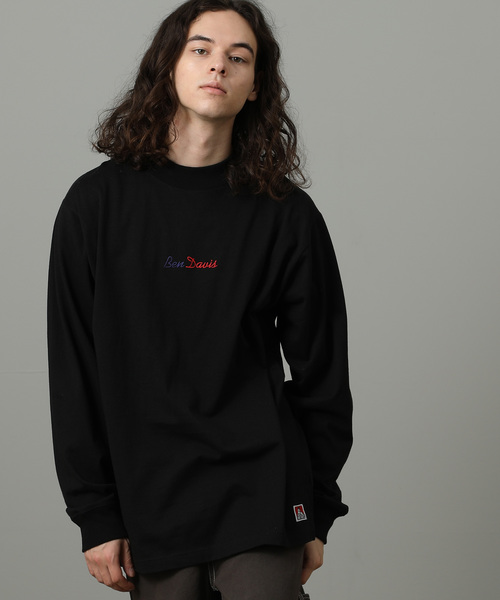 BEN DAVIS（ベンデイビス）の「【BEN DAVIS】 EMB MOCK L/S TEE（Tシャツ/カットソー）」 - WEAR