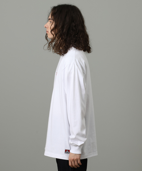 BEN DAVIS（ベンデイビス）の「【BEN DAVIS】 EMB MOCK L/S TEE（Tシャツ/カットソー）」 - WEAR
