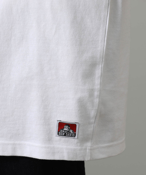 BEN DAVIS（ベンデイビス）の「【BEN DAVIS】 EMB MOCK L/S TEE（Tシャツ/カットソー）」 - WEAR