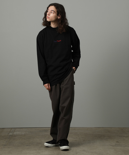 BEN DAVIS（ベンデイビス）の「【BEN DAVIS】 EMB MOCK L/S TEE（Tシャツ/カットソー）」 - WEAR