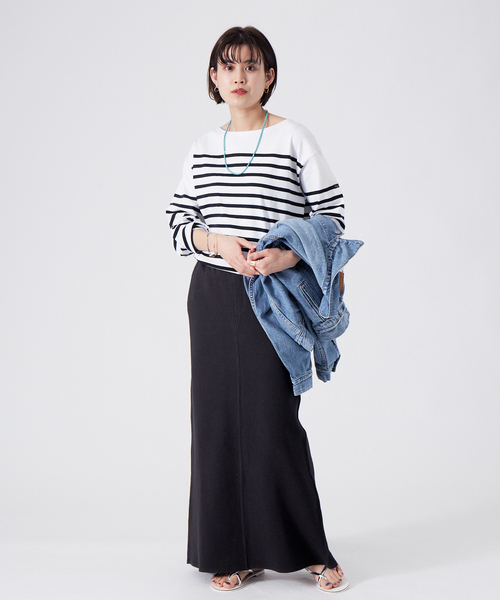 LEMINOR（ルミノール）の「【Le minor】JEANNEボーダープルオーバー（Tシャツ/カットソー）」 - WEAR