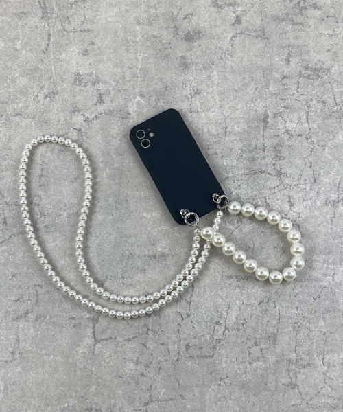 ALTROSE（アルトローズ）の「iPhoneケースストラップ パール（スマホケース/カバー）」 - WEAR
