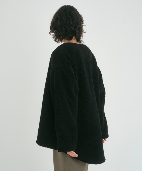 OUTERSUNSET（アウターサンセット）の「round hem boa jacket（ブルゾン）」 - WEAR