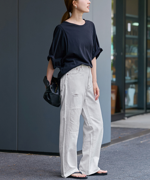 FRAMeWORK（フレームワーク）の「JOHNBULL/ジョンブル 10ozホワイトデニムHW（デニムパンツ）」 - WEAR