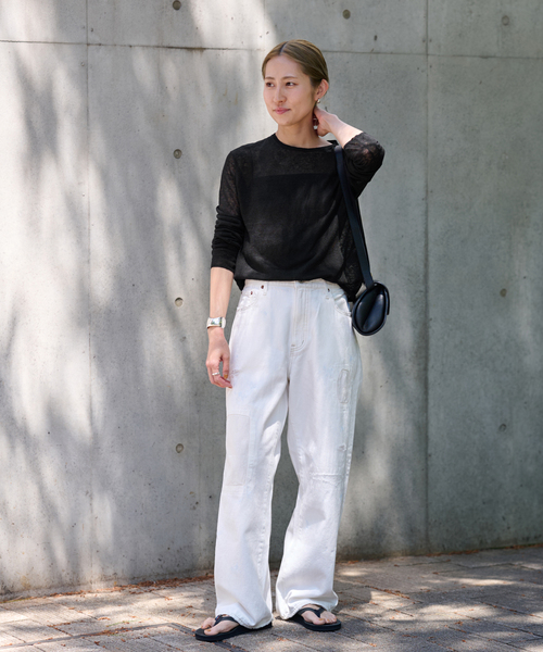 FRAMeWORK（フレームワーク）の「JOHNBULL/ジョンブル 10ozホワイトデニムHW（デニムパンツ）」 - WEAR